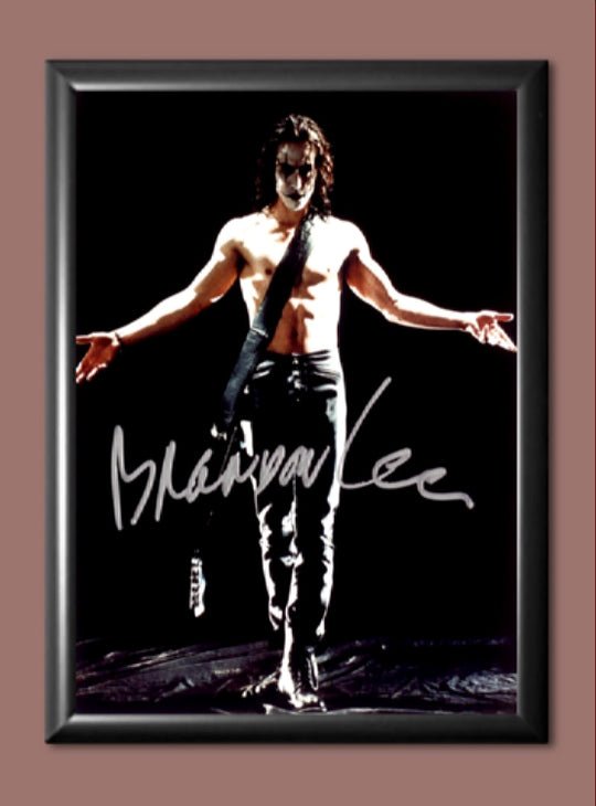 Brandon Lee Signed Autographed Photo Poster A4 8.3x11.7"" IF_DFE13B78V2A4