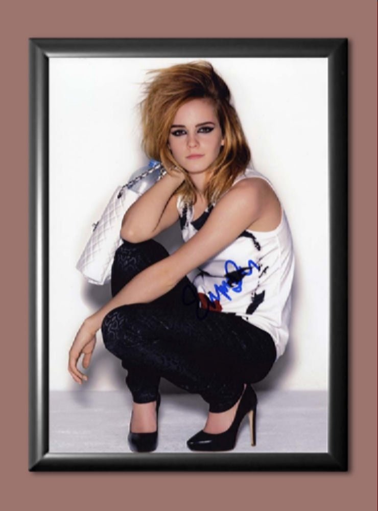 Emma Watson Signed Autographed Photo Poster A3 11.7x16.5"" MO2374A3