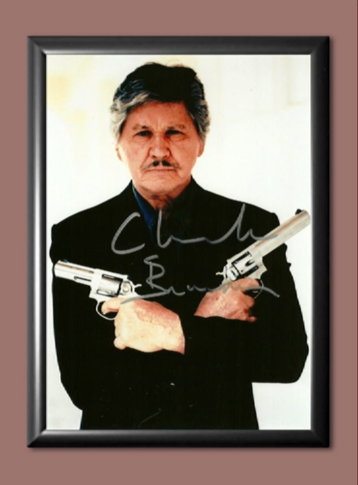 Charles Bronson Signed Autographed Photo Poster A3 11.7x16.5"" MO2350A3