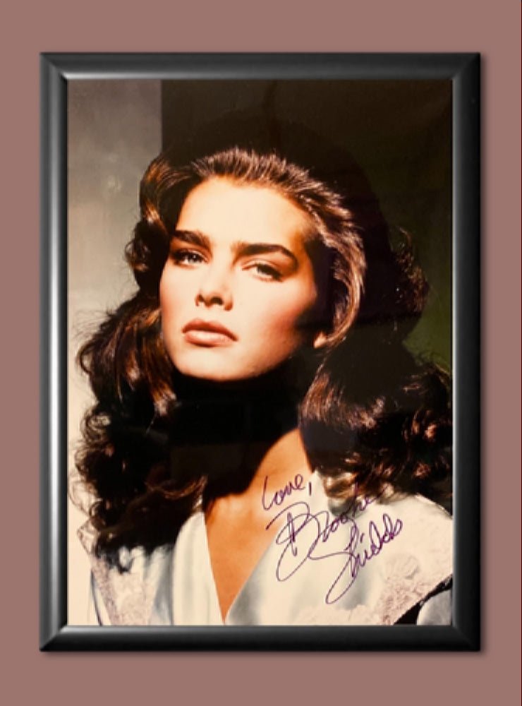 Brooke Shields Signed Autographed Photo Poster A3 11.7x16.5"" MO2338A3
