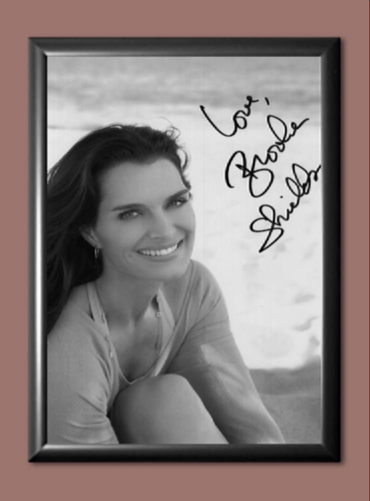 Brooke Shields Signed Autographed Photo Poster A3 11.7x16.5"" MO2337A3