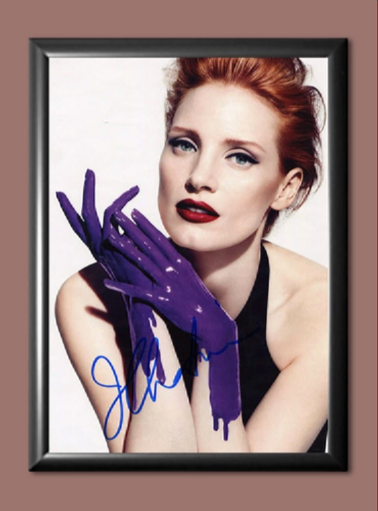 Jessica Chastain Signed Autographed Photo Poster A2 16.5x23.4"" MO2431A2