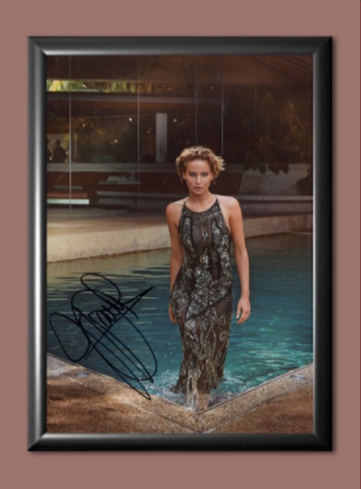 Jennifer Lawrence Signed Autographed Photo Poster A2 16.5x23.4"" MO2413A2