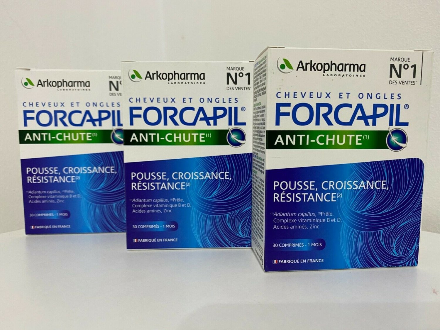 Arkopharma Forcapil Anti-Chute (Anti Hair Loss) 3 x 30 Tablets
