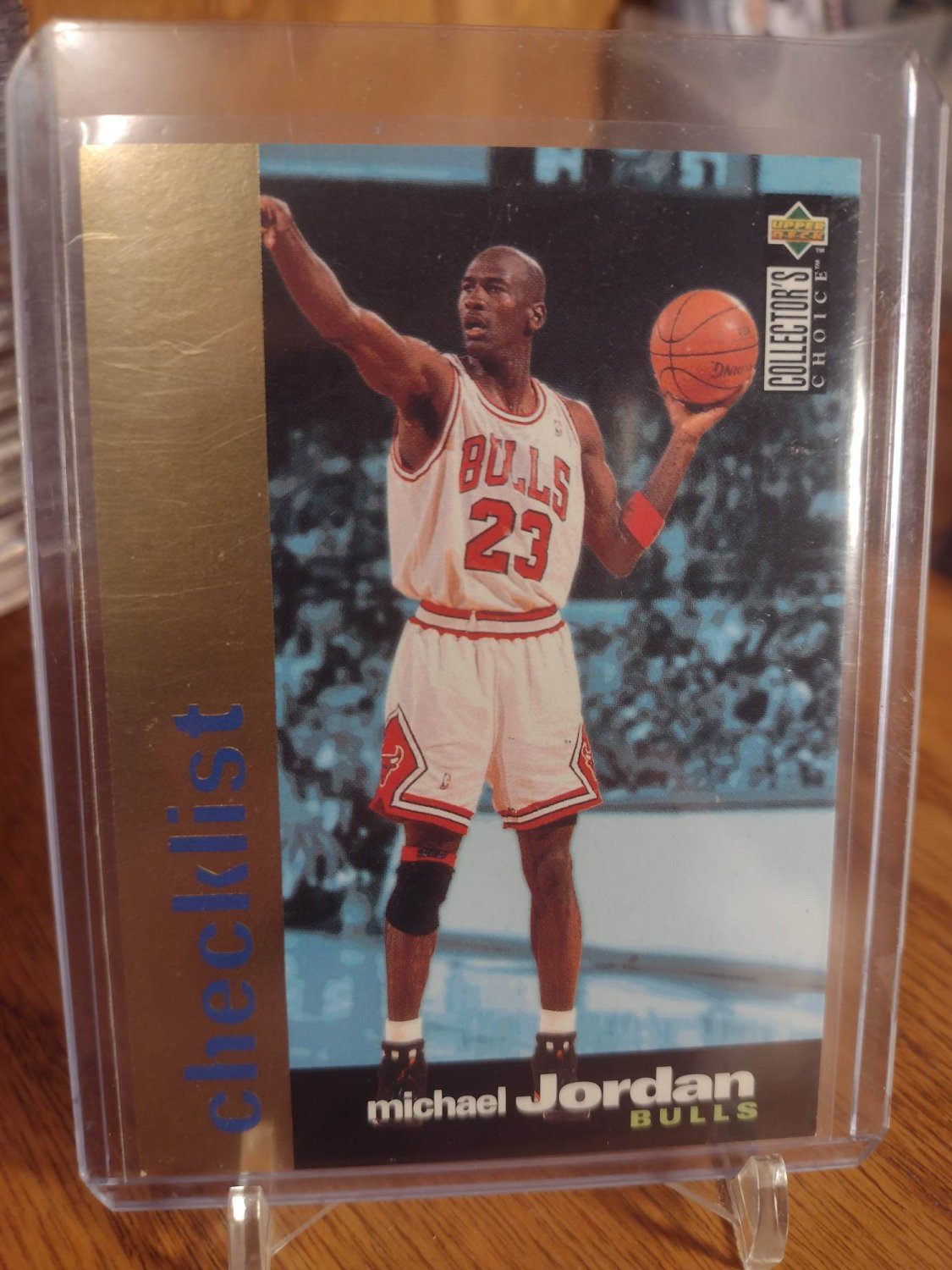 Michael Jordan ~Checklist~ on the Chicago Bulls -Collectors Choice-