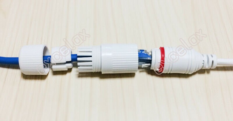 RJ45 Connector Cap Terminal Waterproof Cover Shell for Security Camera ...