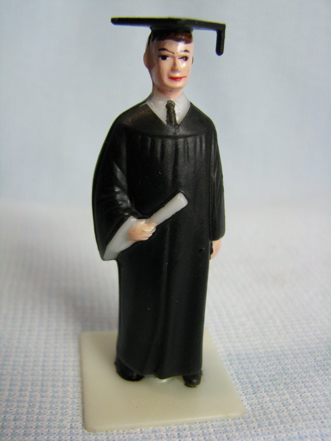 Vintage Male Graduate Cake Topper Graduation Day