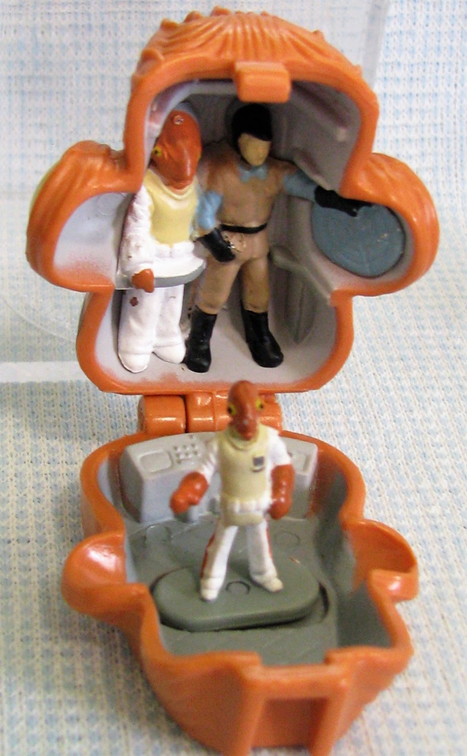 Star Wars Admiral Ackbar Micro Machines Mini Heads Playset Galoob