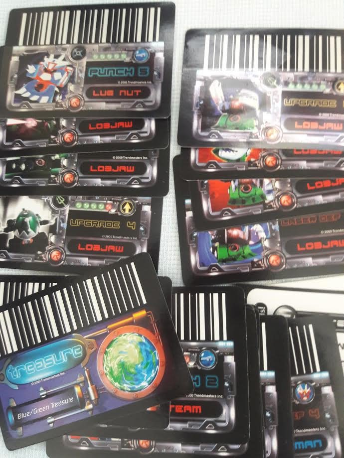 Rumble Robots Power Cards Lot Trendmasters