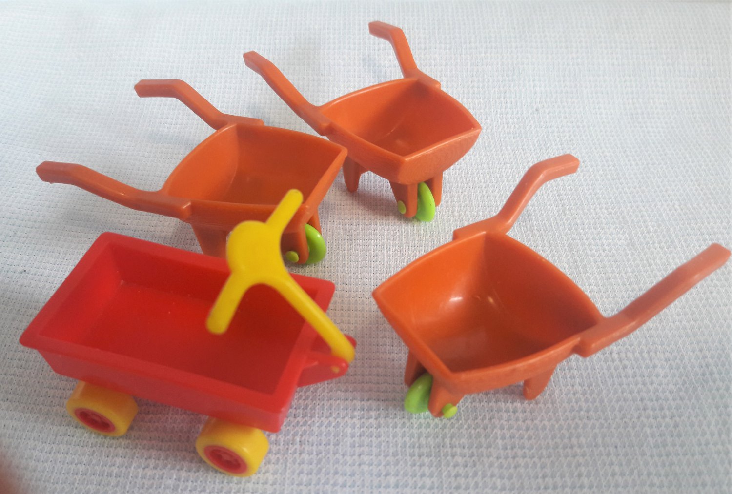 McDonalds 1987 Berenstain Bears Wheelbarrows Wagon Lot