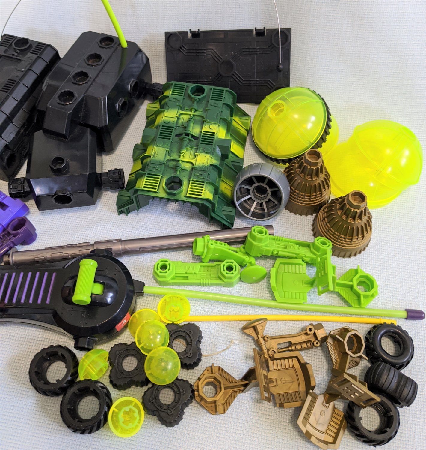 Robotix Construction Toys Parts Lot - Remote + Motors