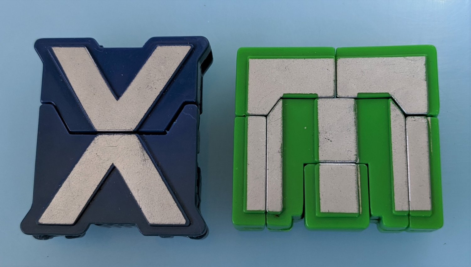 Vintage Alphabet Transformers M X