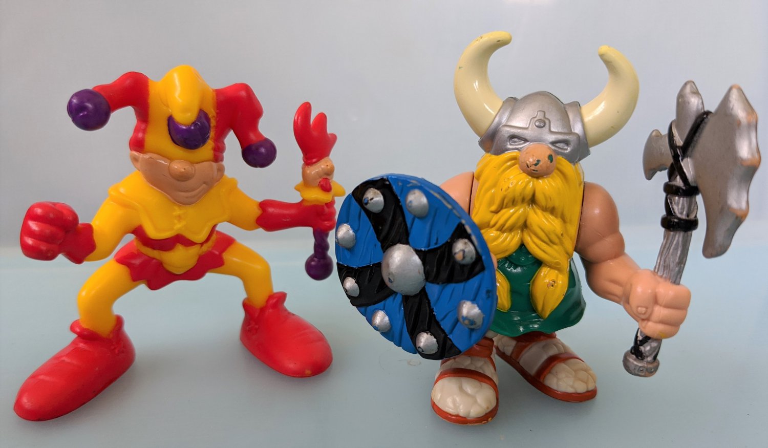 Vintage Jester + Viking Figures Fisher Price Great Adventures