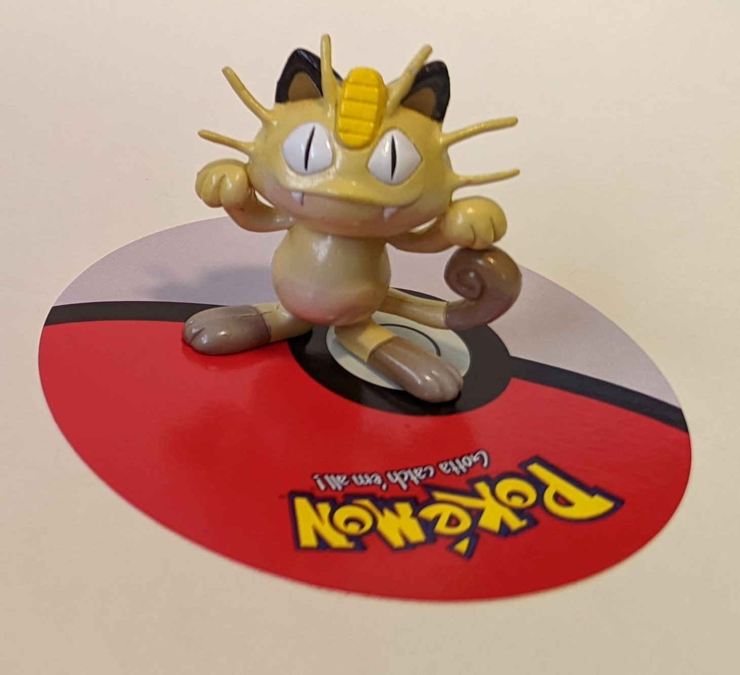 Pokemon Meowth Figure Tomy Vintage Toys