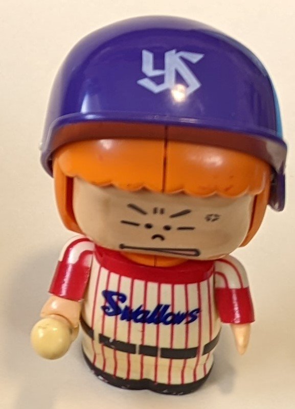 Yakult Swallows Plastic Baseball Pro Doll Takara 1985