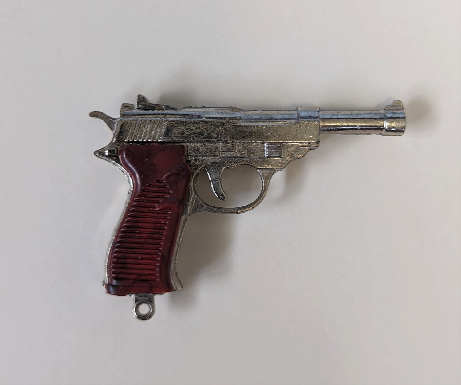 Vintage Miniature Diecast Cap Gun Toy Pistol