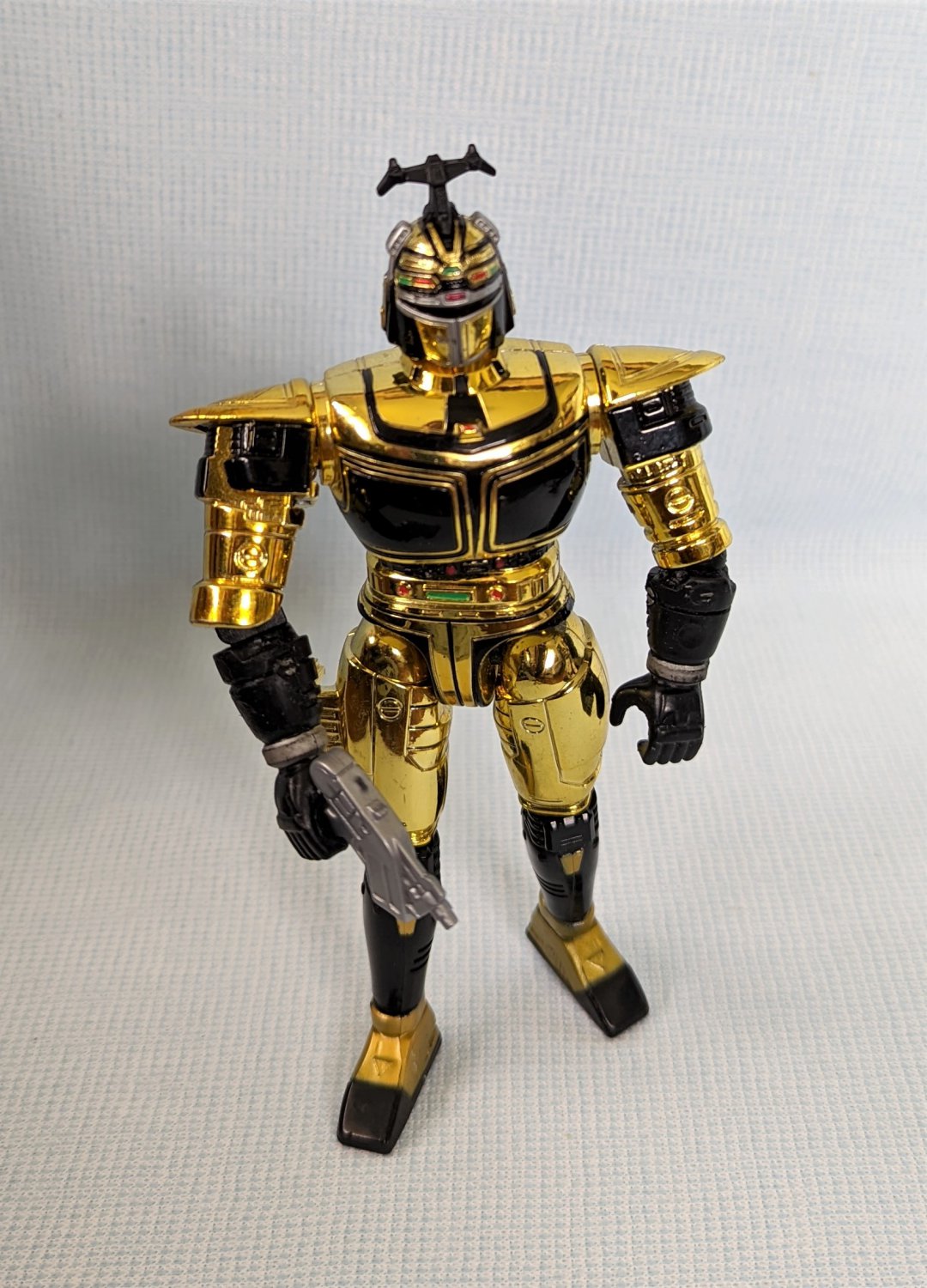 Chromium Gold Metallix BeetleBorg Figure Bandai 1998