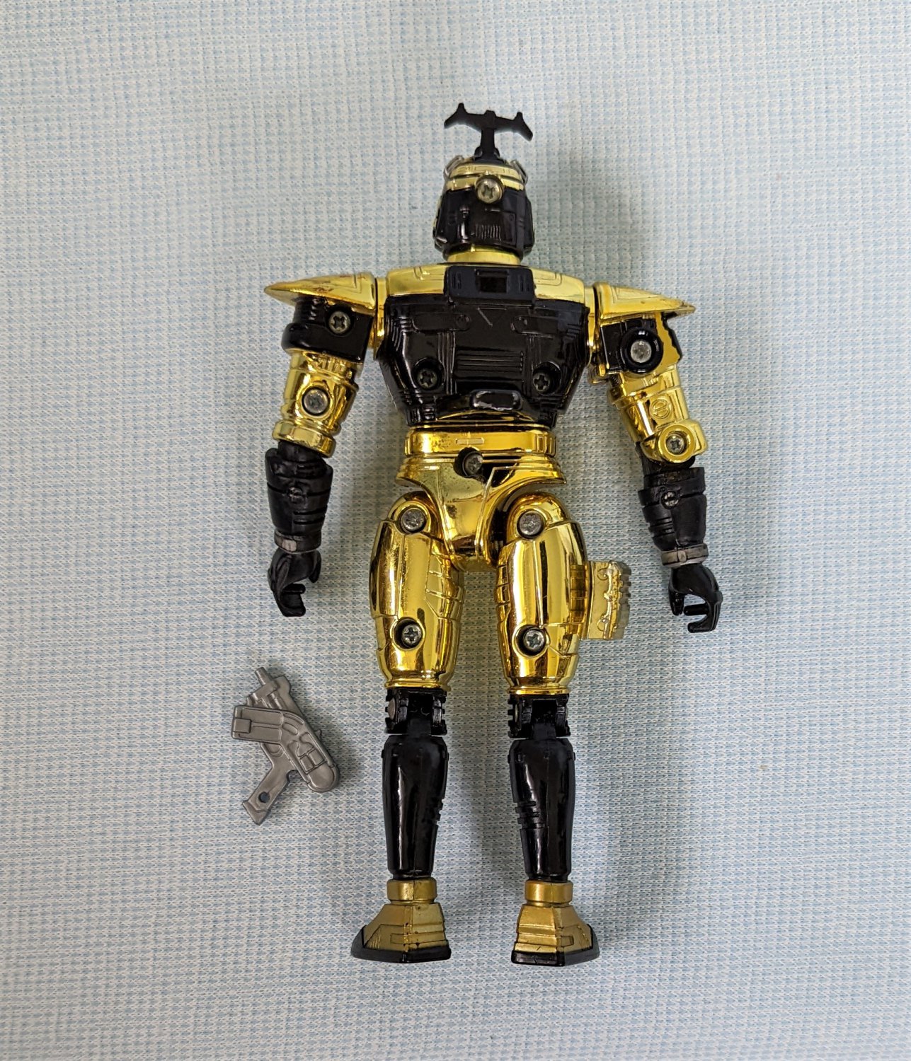 Chromium Gold Metallix BeetleBorg Figure Bandai 1998