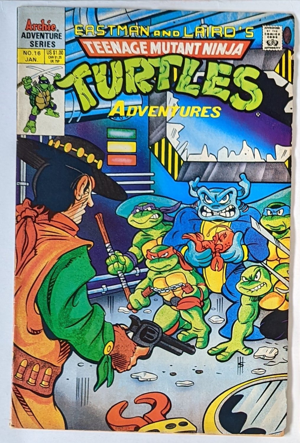 Teenage Mutant Ninja Turtles #16 1991 Eastman Laird Comics