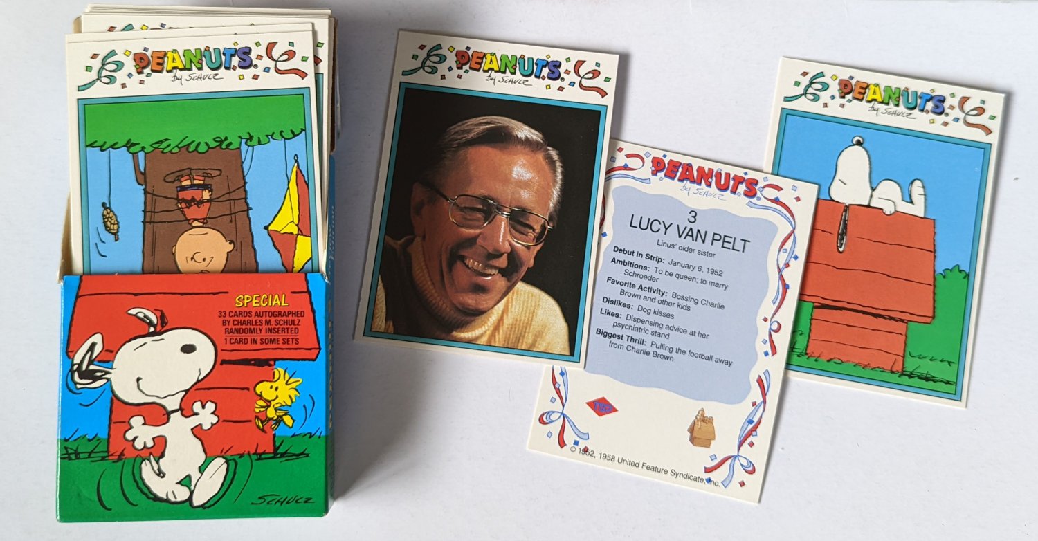 Peanuts Snoopy Collection Preview Edition Trading Cards