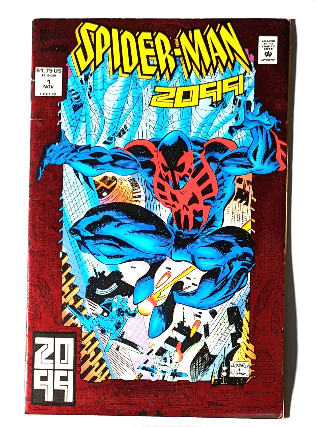 Spider-Man 2099 #1 1992 Red Foil Comic Marvel