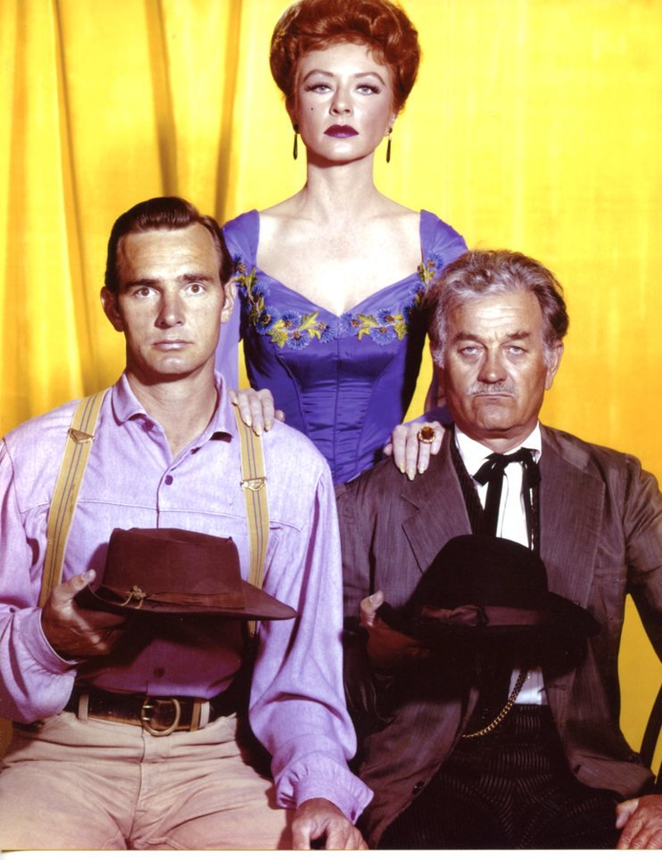 Amanda Blake Dennis Weaver Milburn Stone Gunsmoke 8x10 photo #S7447