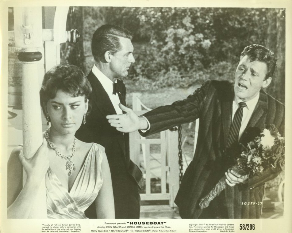 Cary Grant Sophia Loren Harry Guardino Original 8x10 photo #N6532