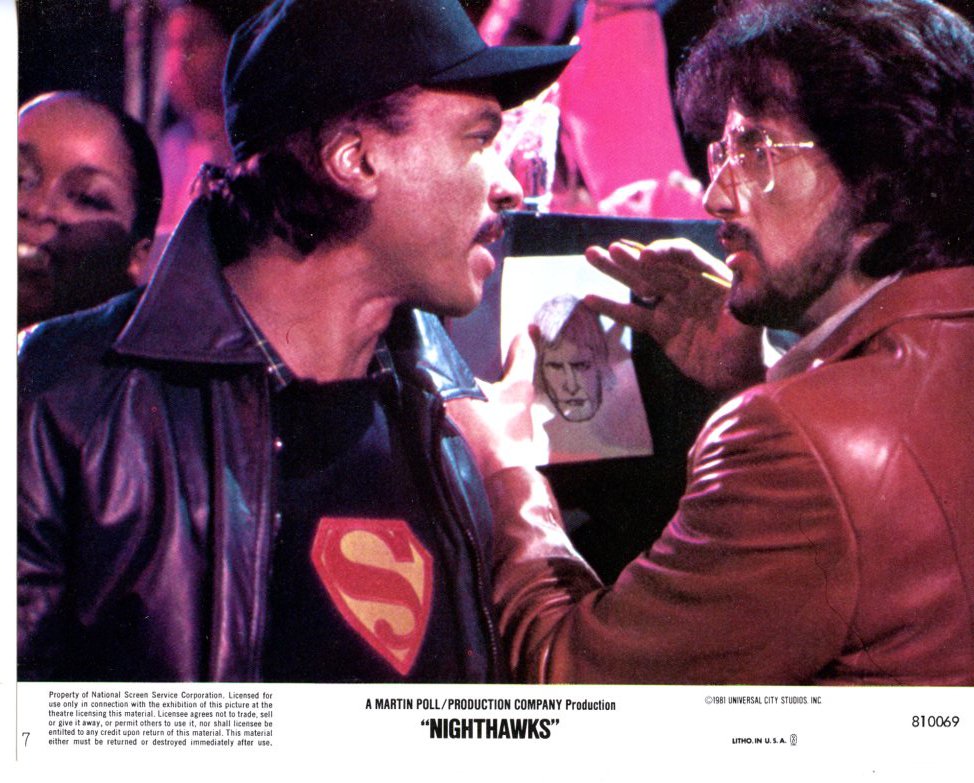 Sylvester Stallone Nighthawks Original 8x10 lobby Card #B7257