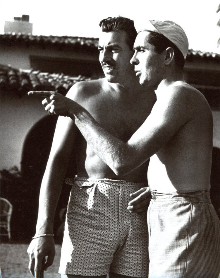 Tyrone Power Cesar Romero Shirtless 8x10 photo #Q5392