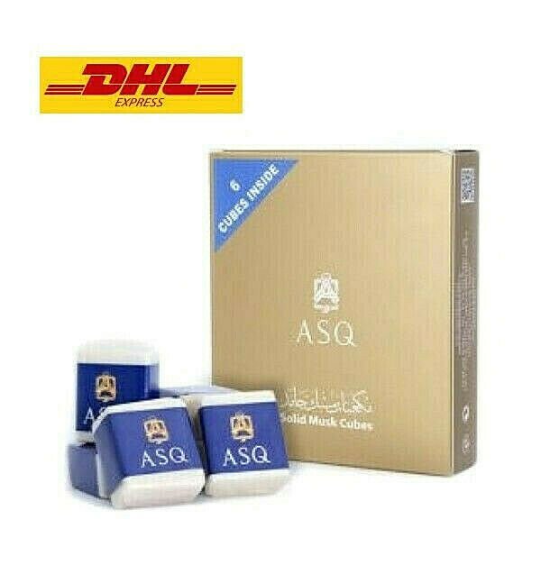Solid Musk 6 Cubes by Abdul Samad Al Qurashi Pure White Misk Jamid DHL ...