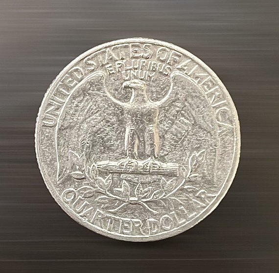 Rare US Quarter Dollar - 1967 - Liberty Washington Coin - No Mint Mark ...