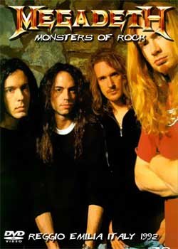 MEGADETH Monsters Of Rock Italy 1992 DVD