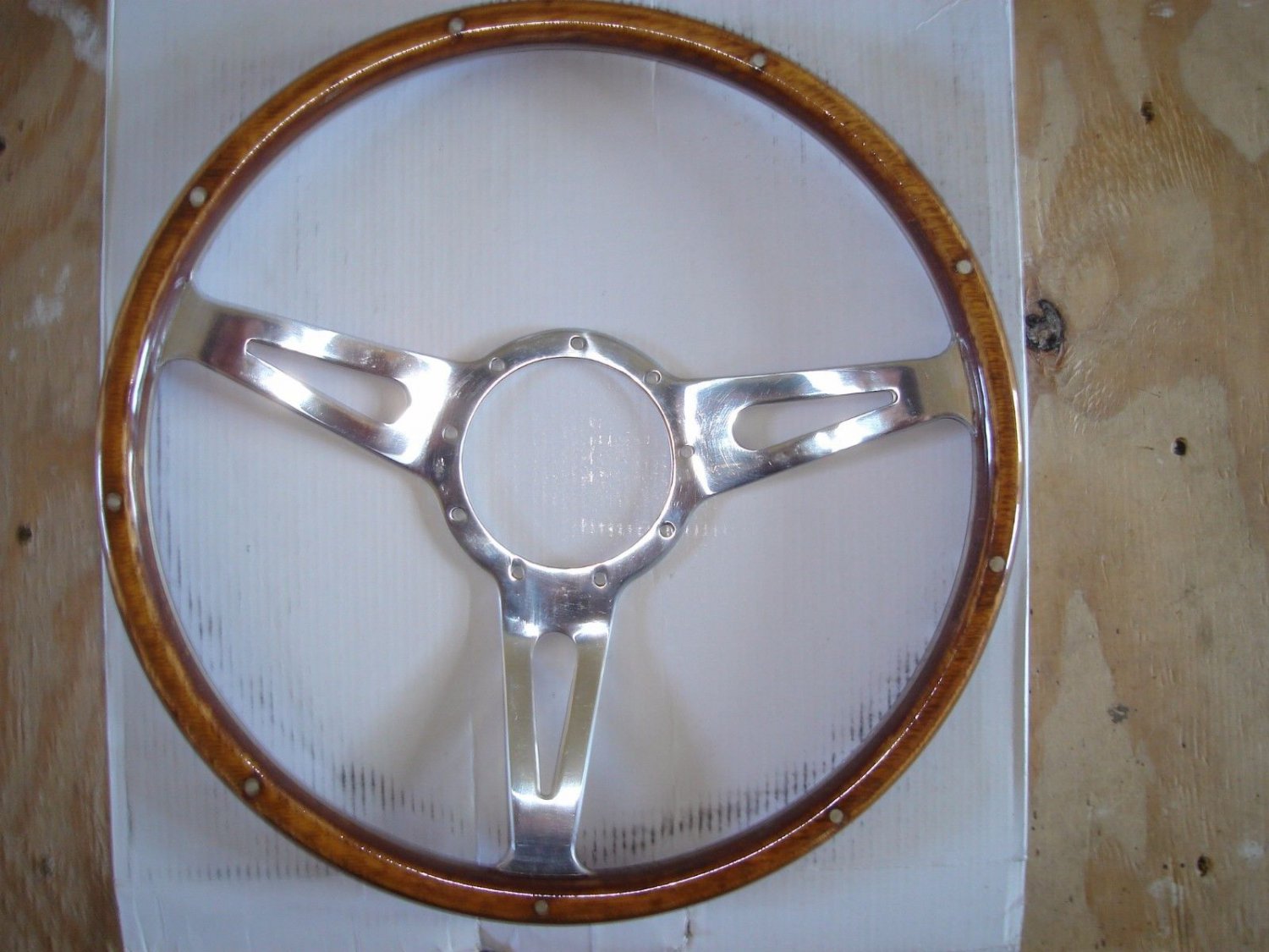 Steering Wheel 9 Bolt 15" and GM 36 Spline Hub Boss Kit Shelby Cobra ...