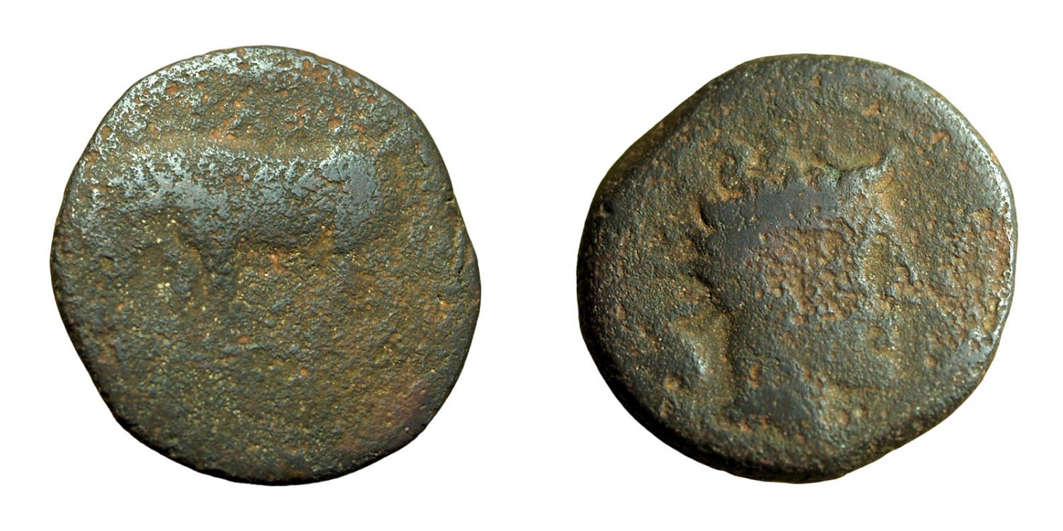 Ancient Greek Coin Gela Sicily AE16mm Bull / River God Gelas 03922