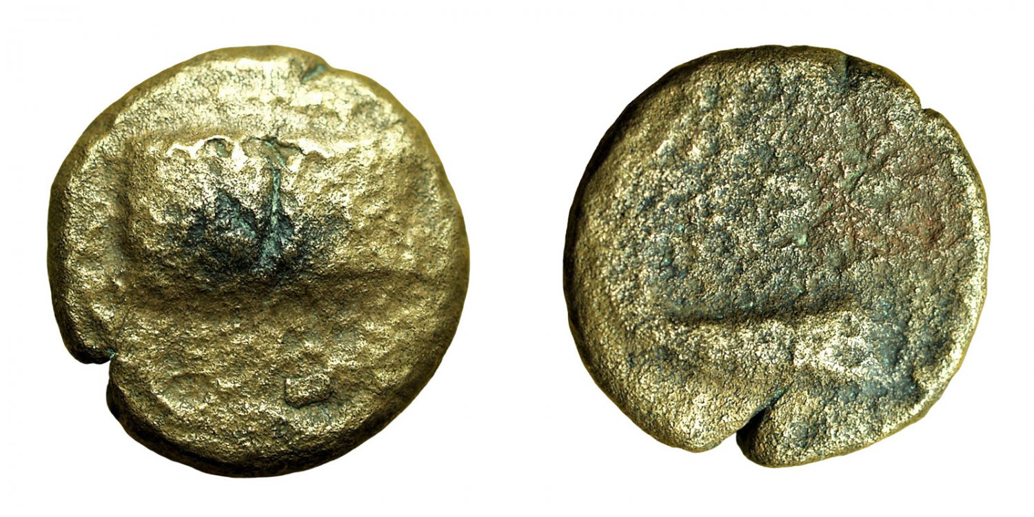 Ancient Greek Coin Phaselis Lycia AE15mm Galley Prow / Ship Stern 03926