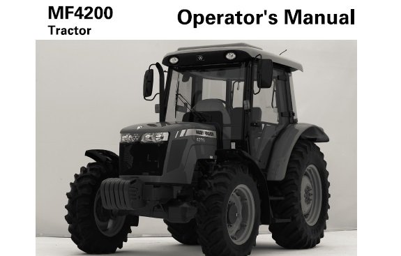 Massey Ferguson MF4200 Series Tractors Operation and Maintenance Manual