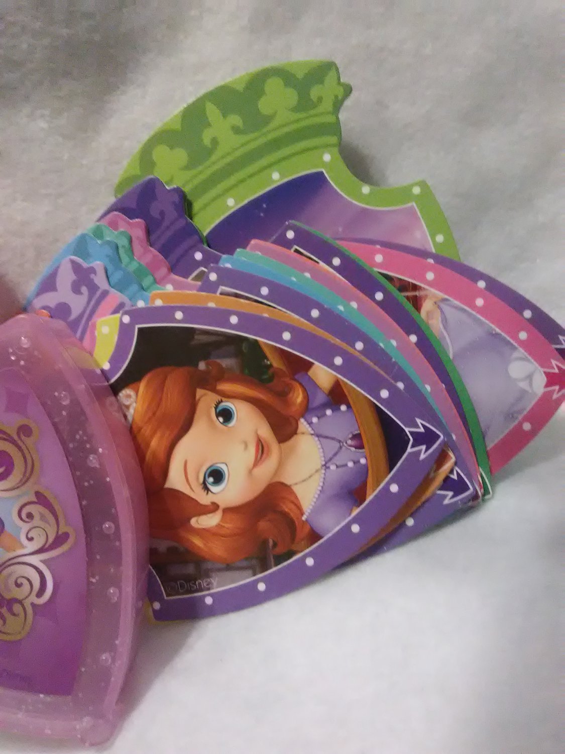 Sofia The First Lesson Cards & Case Jakks Pacific Disney 2013