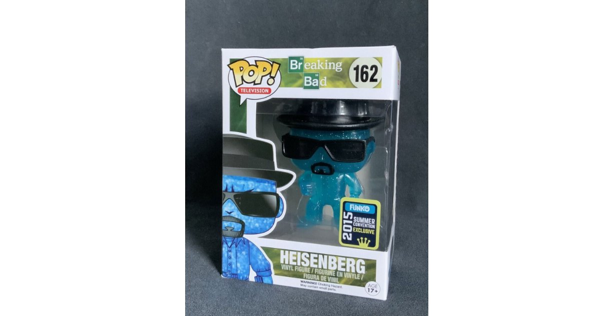 Funko Pop! Breaking Bad Heisenberg #162 SDCC Exclusive Blue Crystal ...