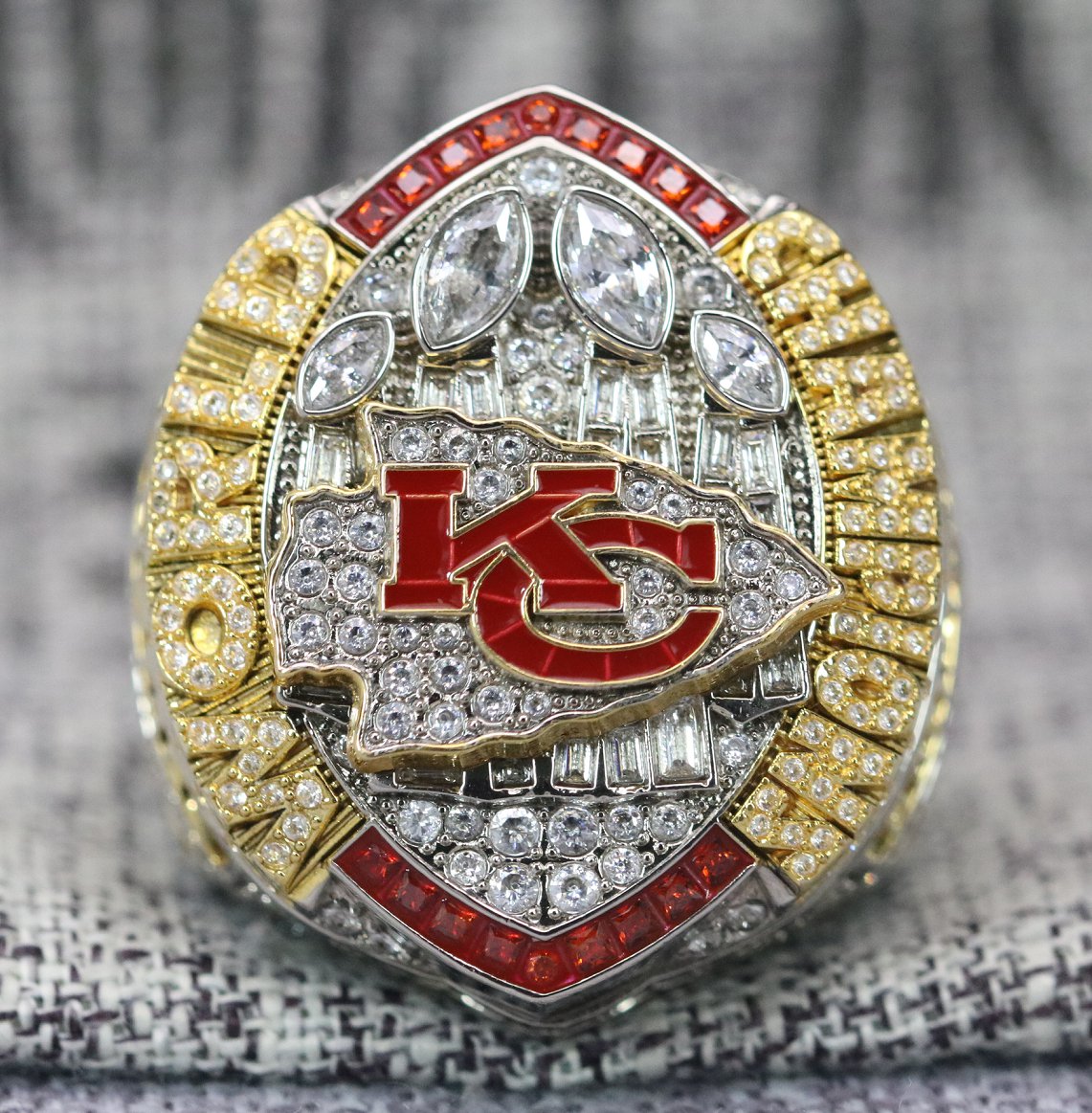 Kansas City Chiefs 2024 Ring Mahomes Super Bowl LVII Champions Player ring