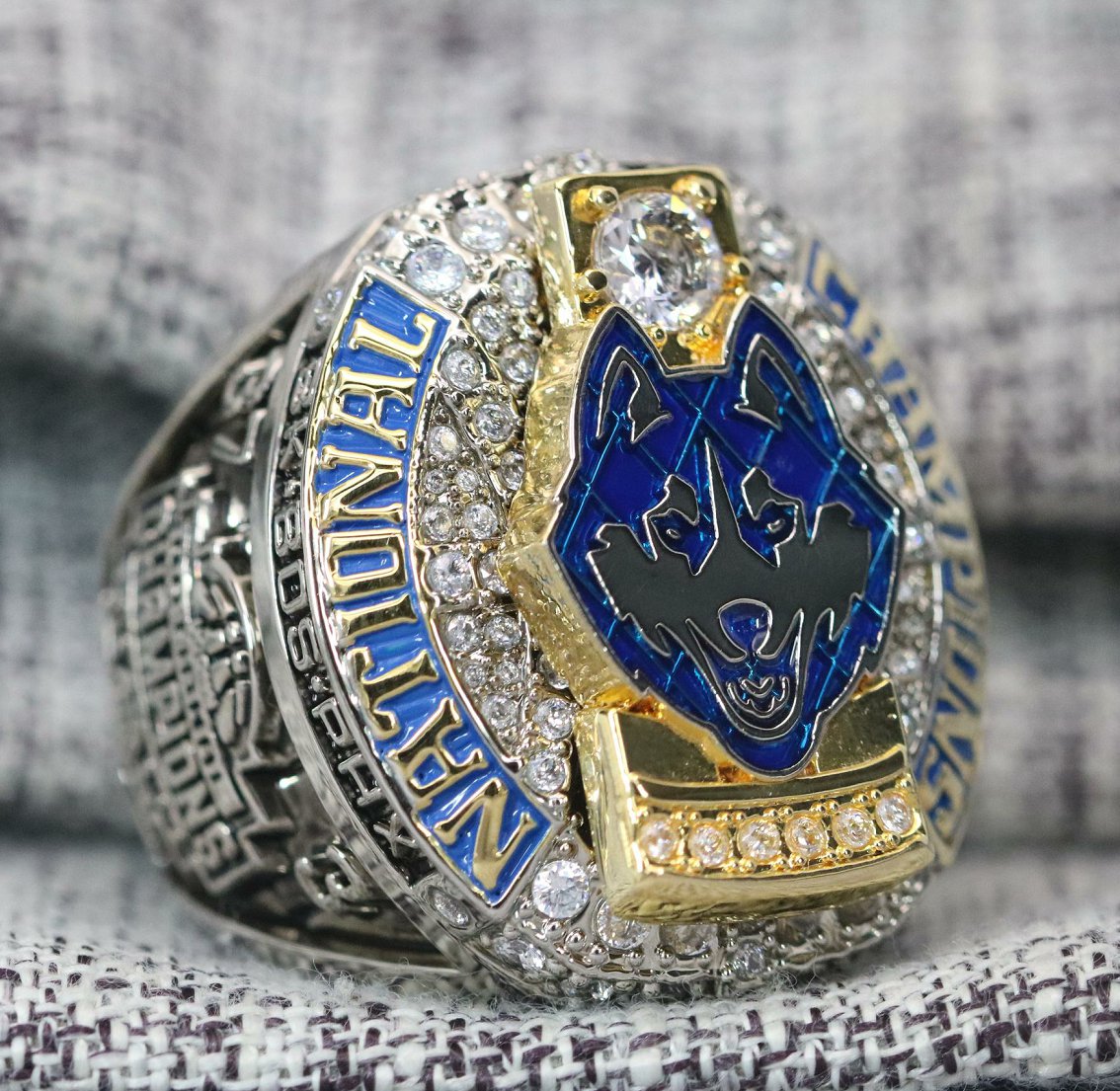 2024 UConn Huskies Final Basketball Championship Ring Size 7-16 US