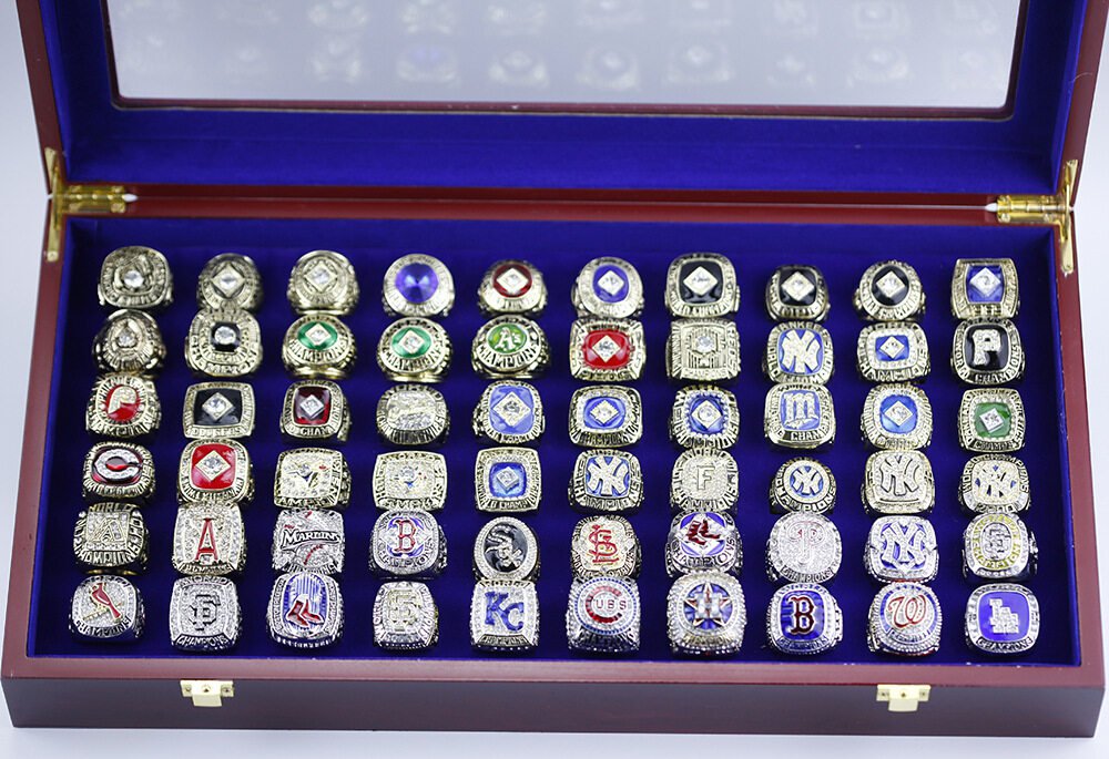 1960-2020 MLB rings set，60ring