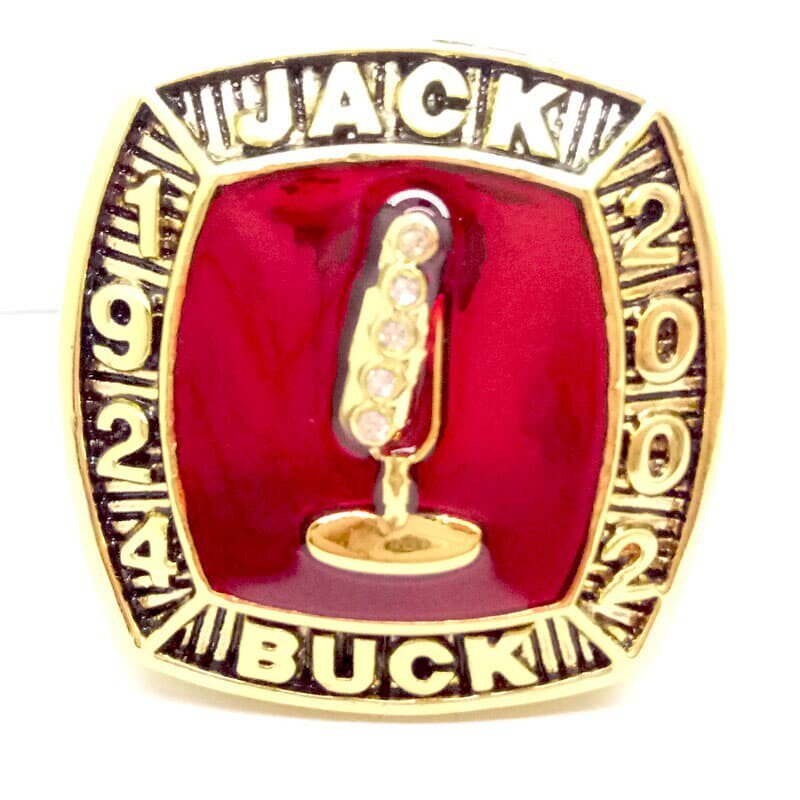 1924 2002 JACK BUCK Hall of Fame World Championship ring size11
