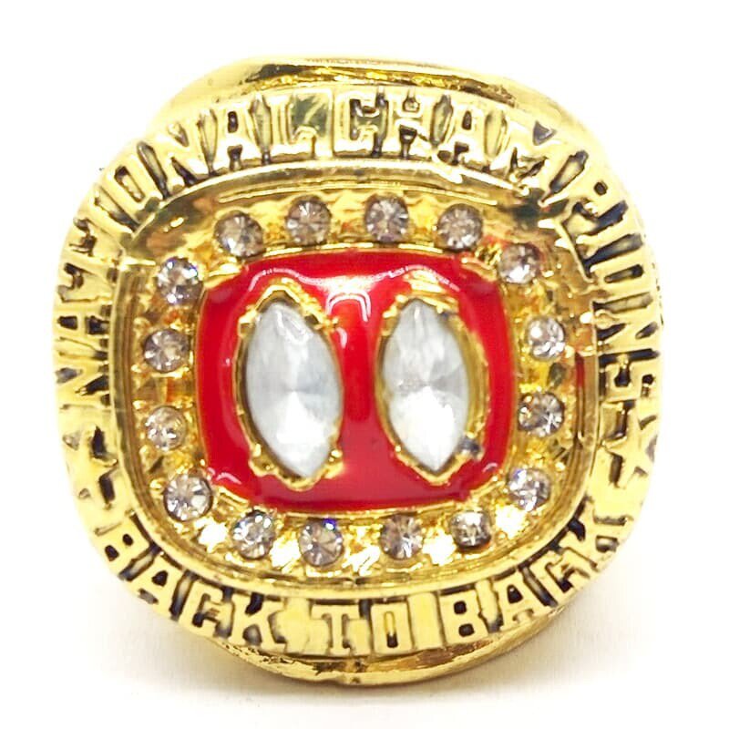 1994-95 Nebraska Back To Back World championship ring