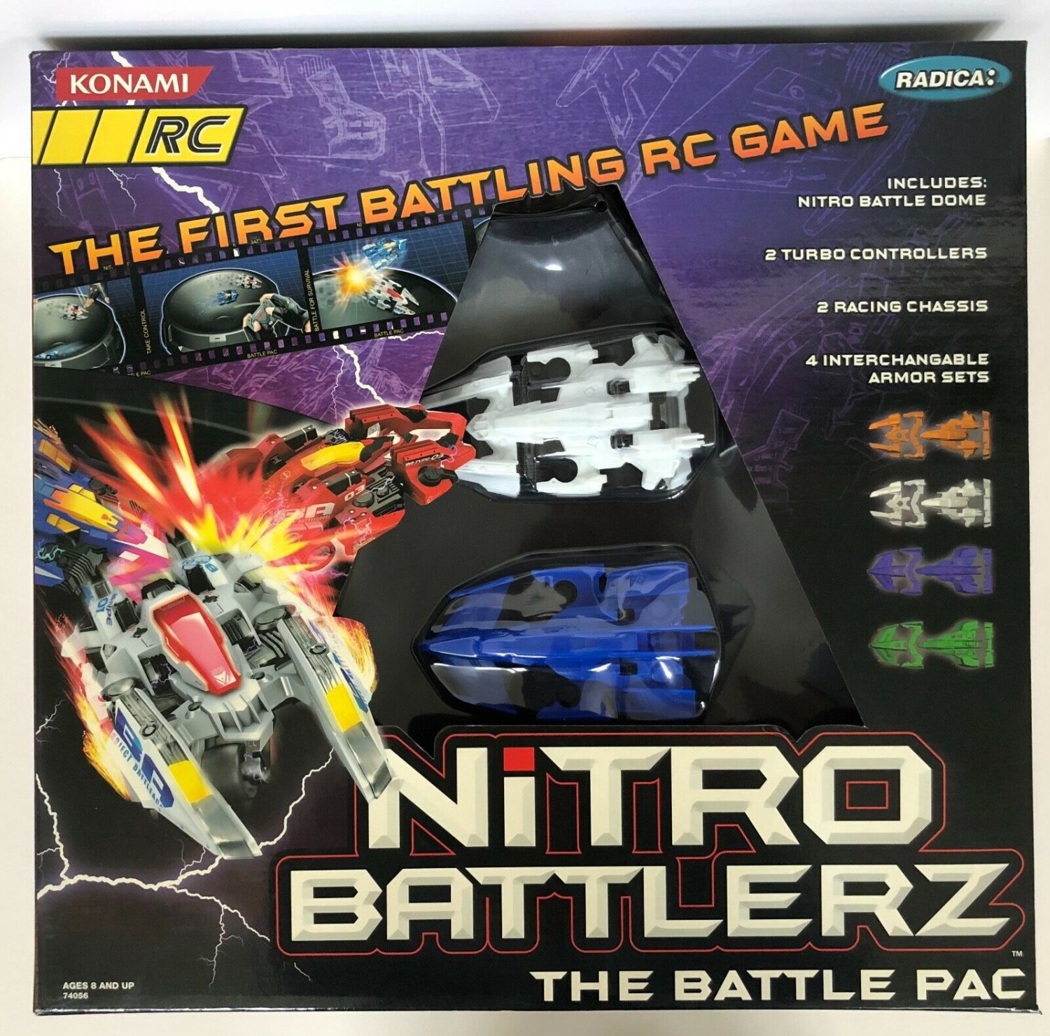 NEW Nitro Battlerz The Battle pac Konami Radica Battling RC game