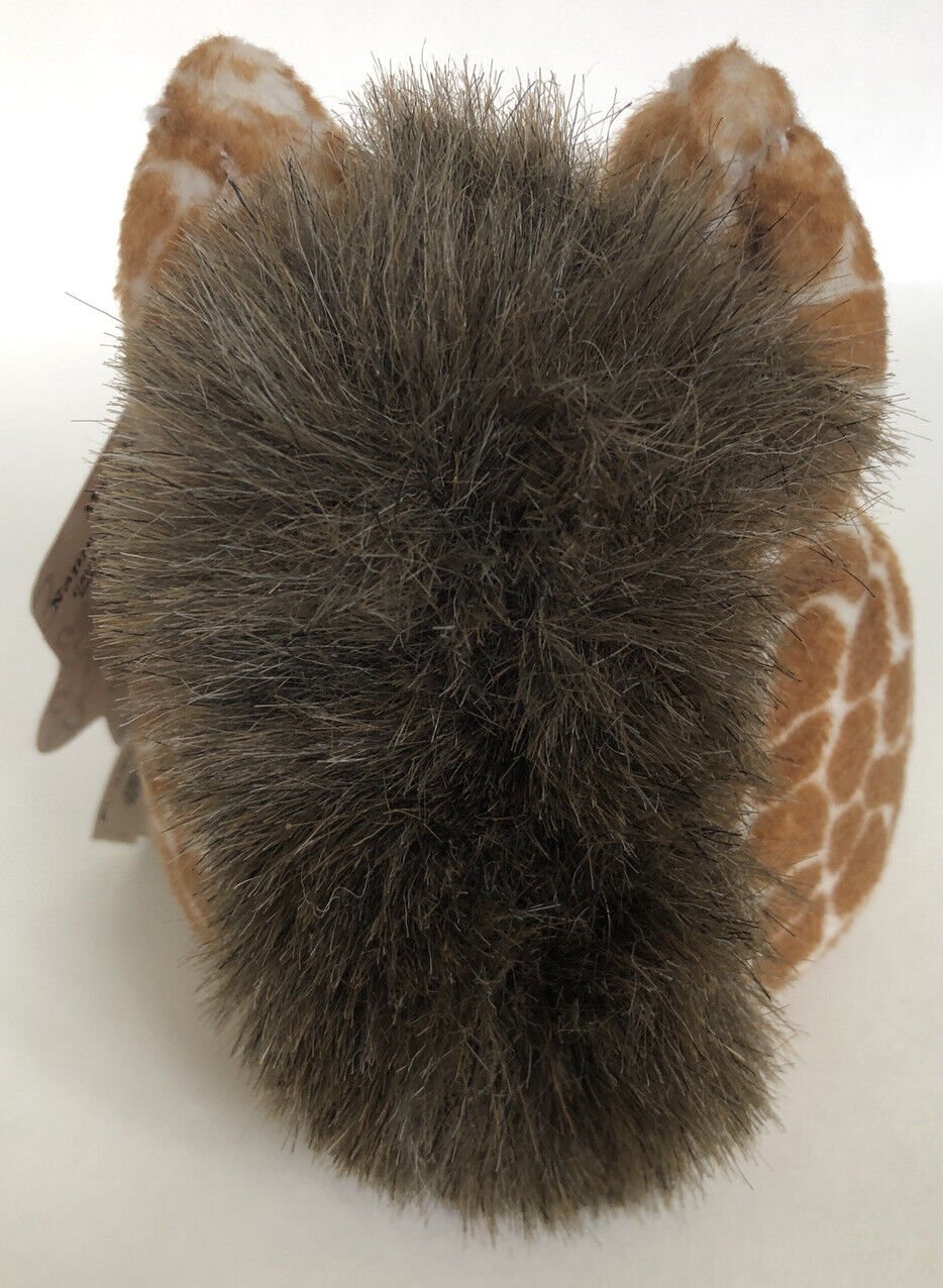 NEW Furby Buddies 1999 Hug Please Giraffe Gray Eyes Beanie Plush Toy