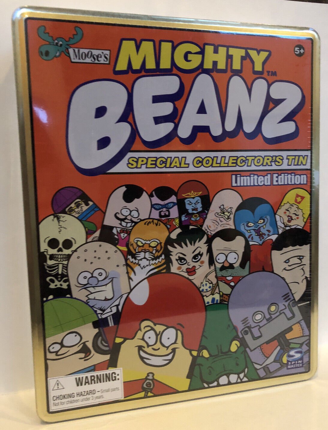 NEW Mighty Beanz Special Collector's Tin Limited Edition Gold Beanz ...