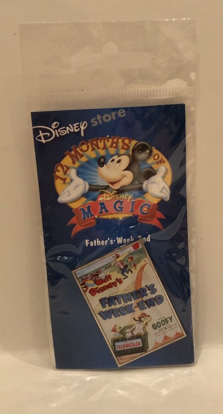 NEW Disney Store 12 Months of Magic 2002 Cartoon Poster Father's Week ...