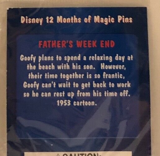 NEW Disney Store 12 Months of Magic 2002 Cartoon Poster Father's Week ...