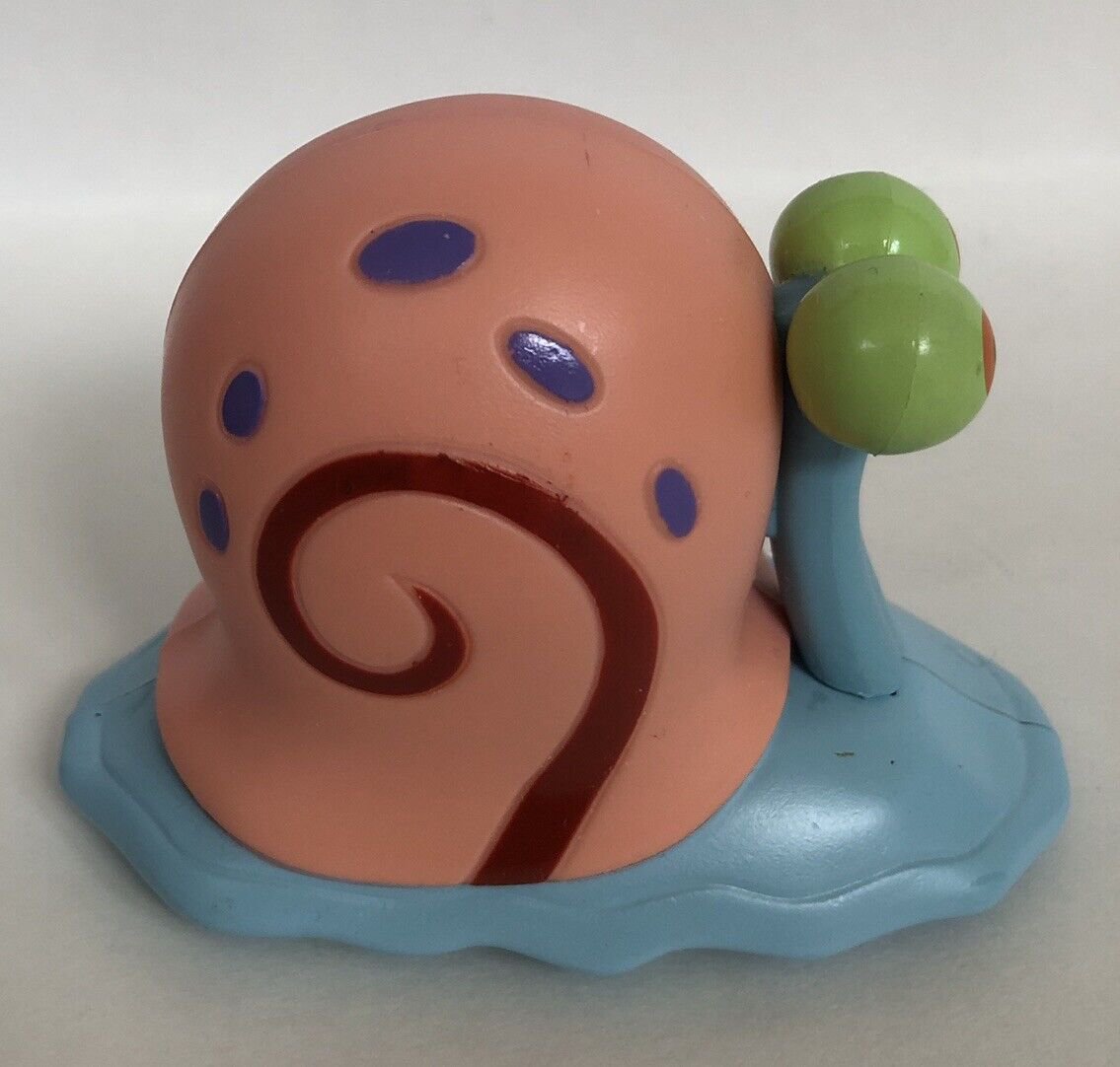 2002 Spongebob Squarepants Gravity Defying GARY Burger King winding Toy ...