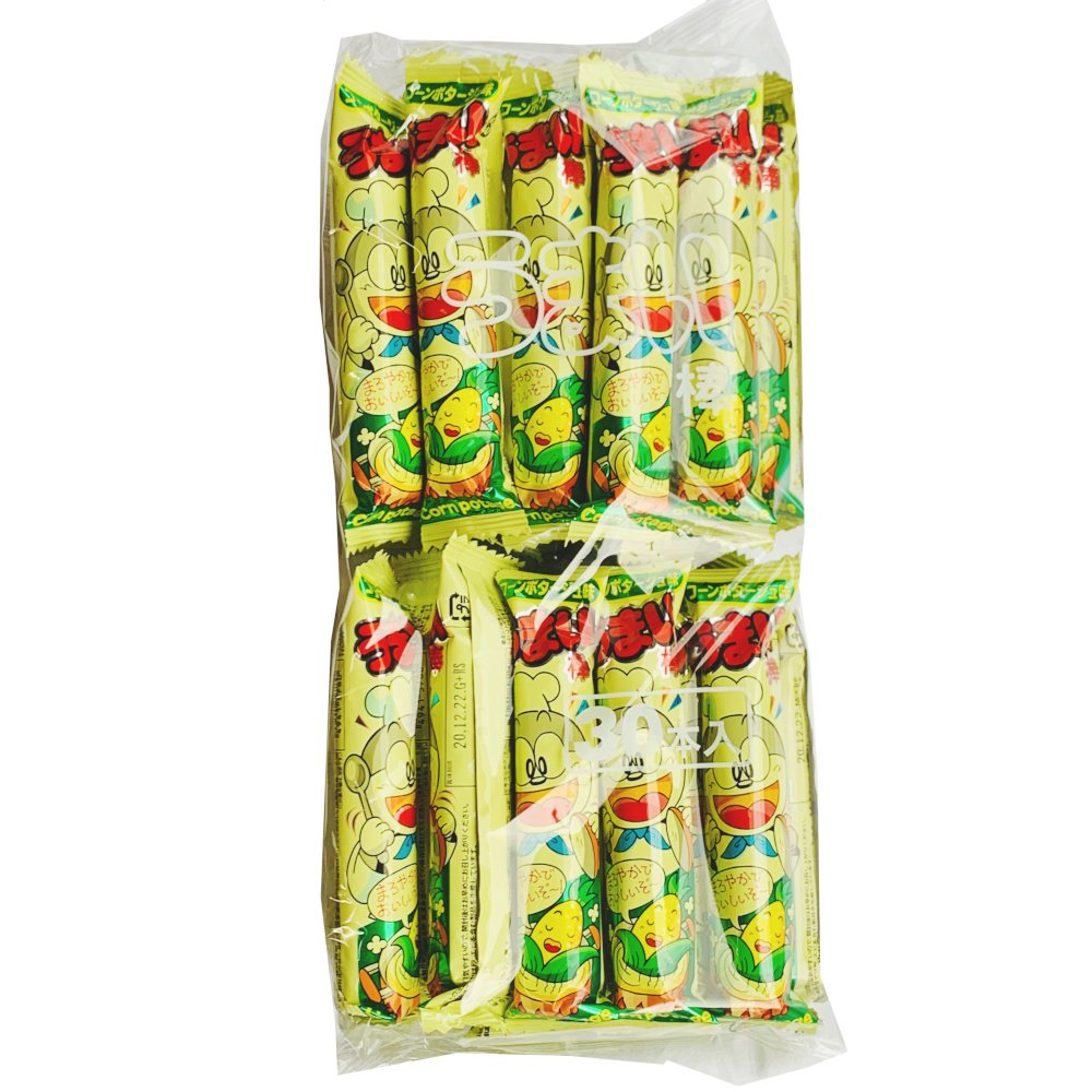 Umaibo Corn potage flavor 30 Bars Snack Dagashi Japan